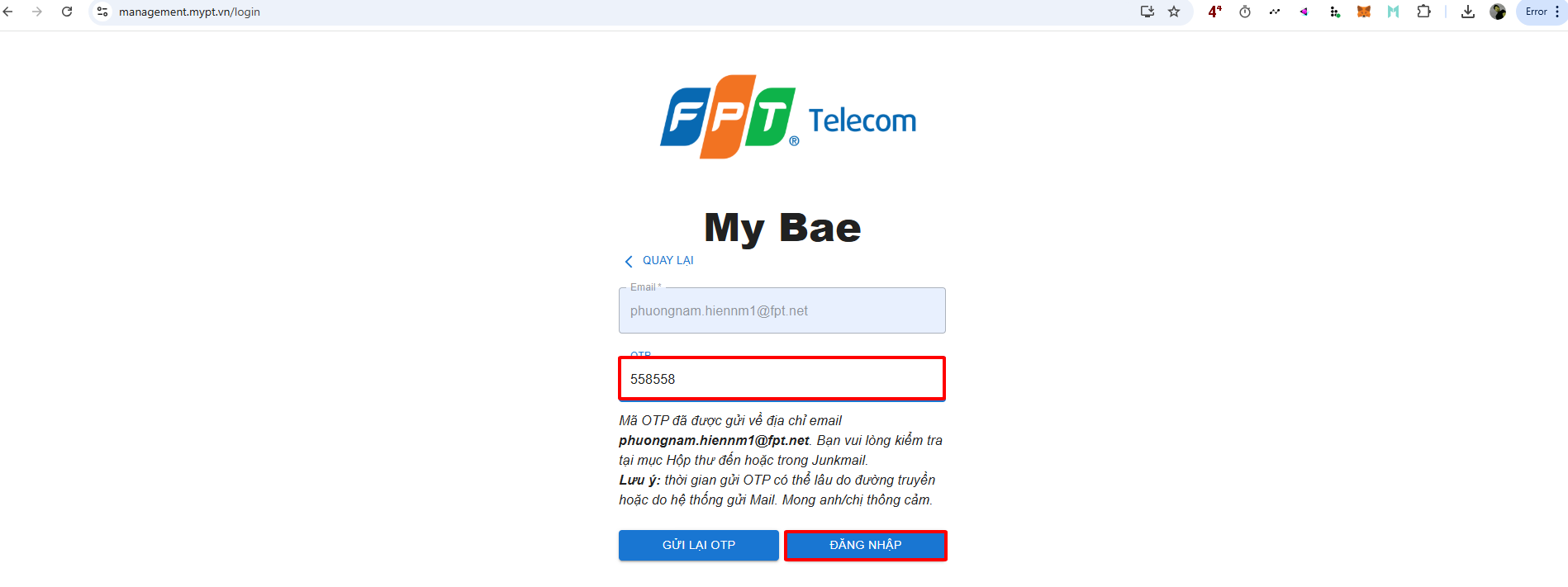 Hướng dẫn xử lý sự cố